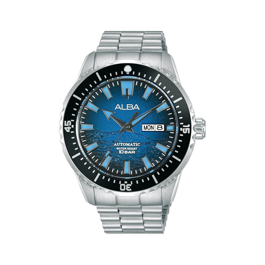 AL4741X1 Deep Blue Surge Automatic Watch – ALBA WATCHES INDIA